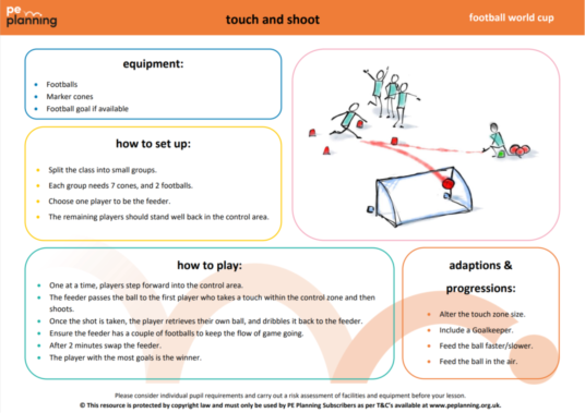 Football World Cup Activities for Schools - PE Planning