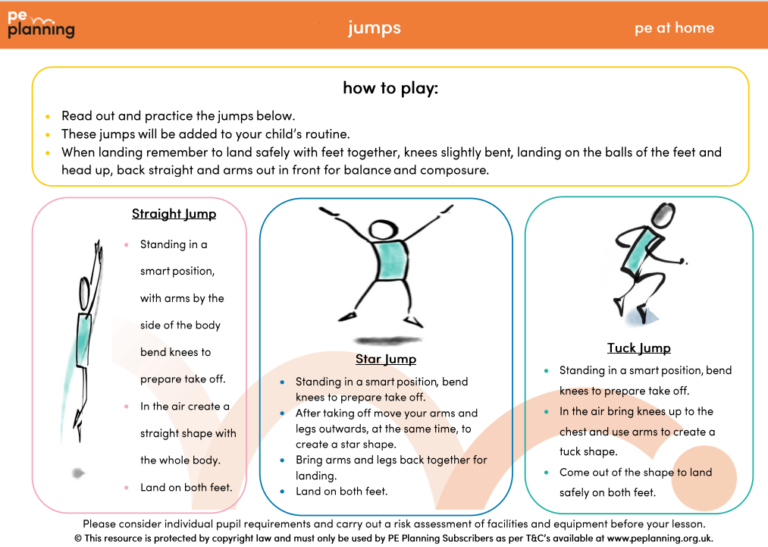 7 PE Activities That Are Easy at Home - PE Planning